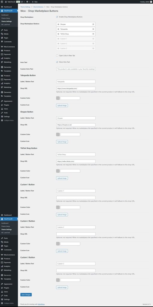 Woo - Shop Marketplace Buttons - TokoPressID