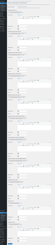 WooCommerce - Custom Content Hooks - TokoPressID