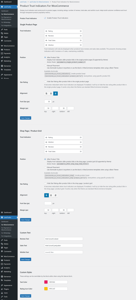 WooCommerce - Product Trust Indicators - TokoPressID