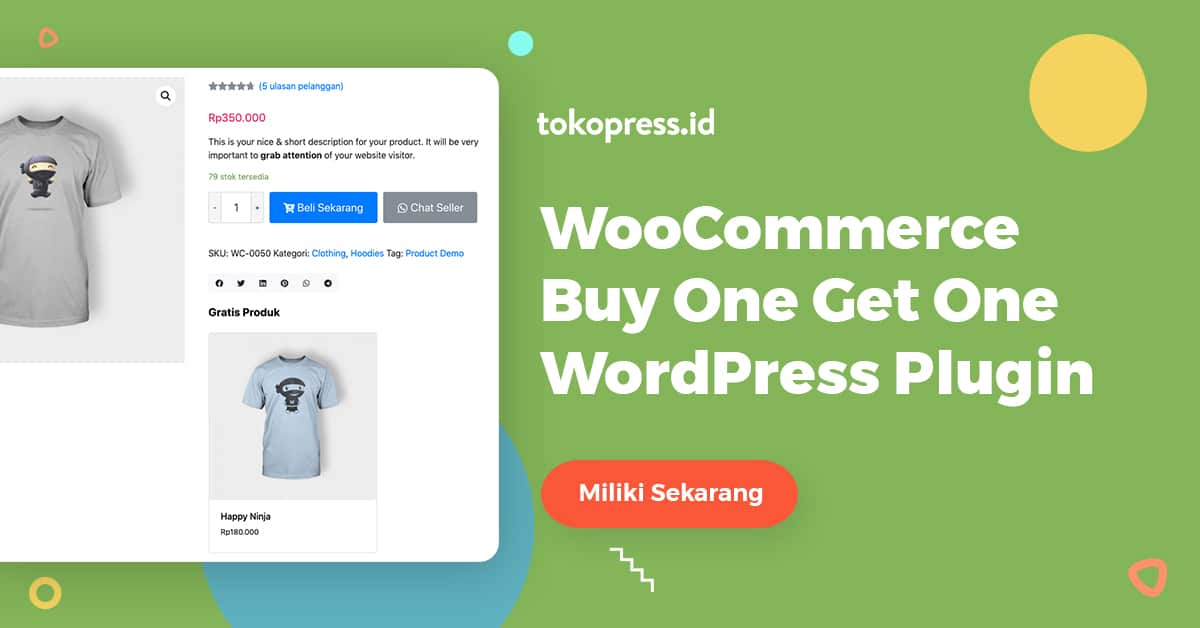 WooCommerce Buy One Get One WordPress Plugin - TokoPressID