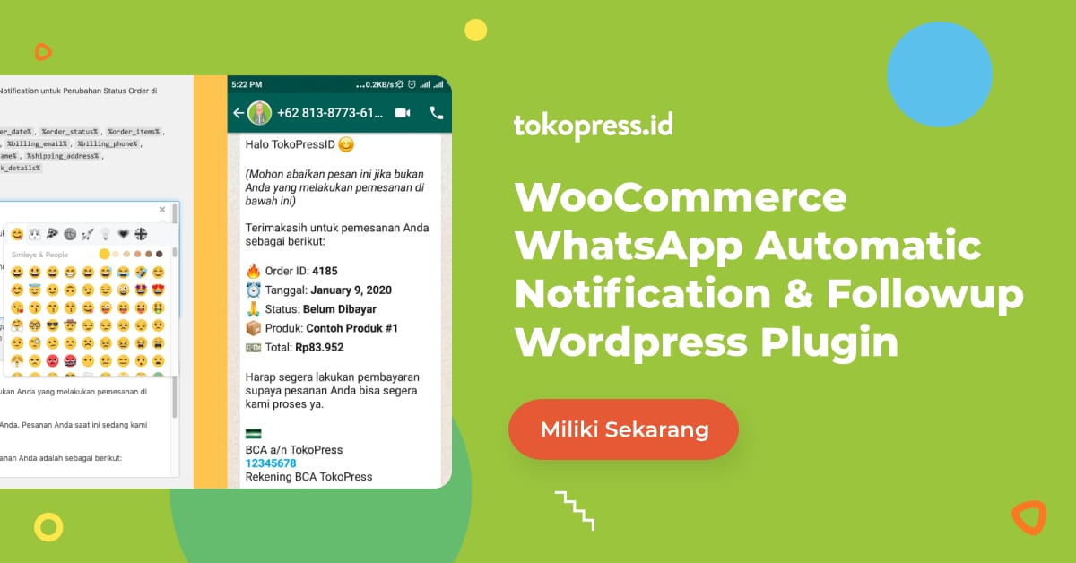 WooCommerce WhatsApp Automatic Notification & Followup WordPress Plugin ...